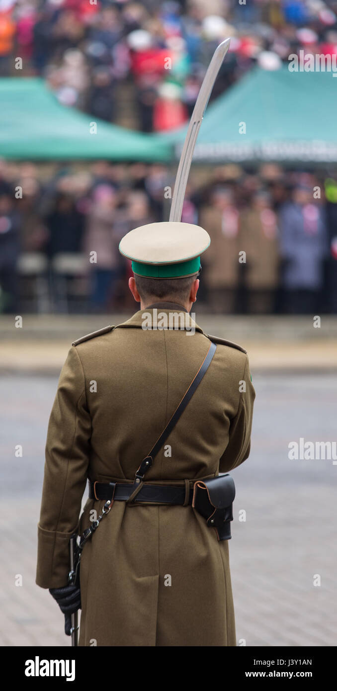 Military parade, anniversary of independence in Poland Stock Photo - Alamy