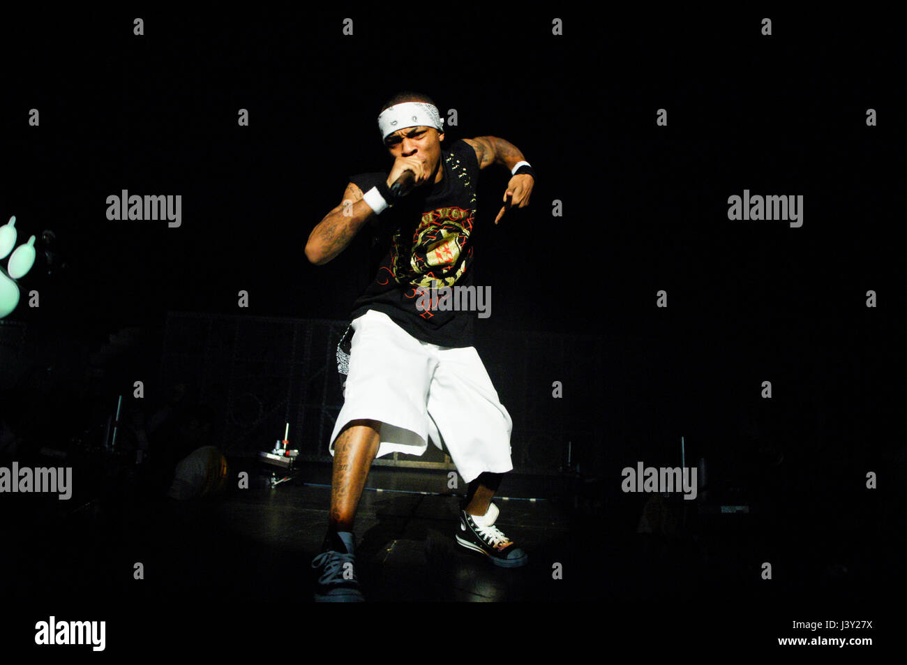 Shad Gregory Moss aka Bow Wow performing at the Gibson Amphitheatre in ...