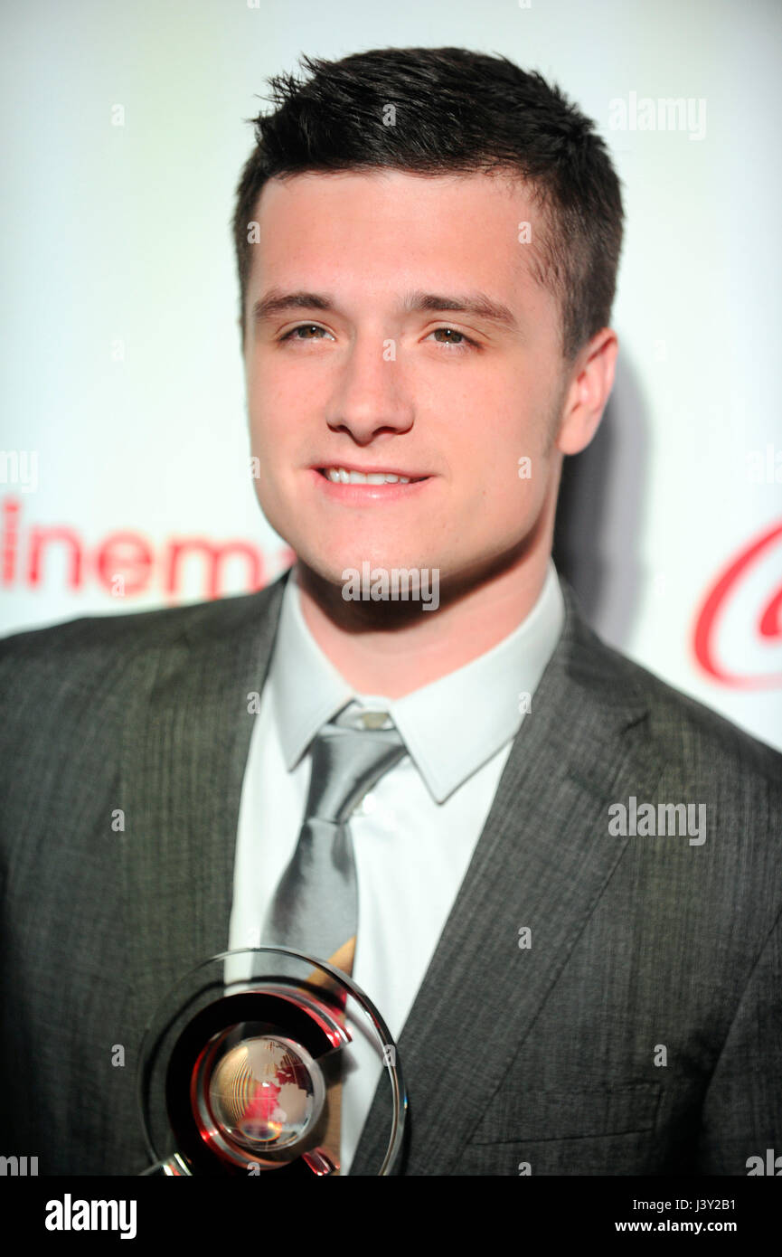 Actor Josh Hutcherson arrives at CinemaCon's Big Screen Achievement ...