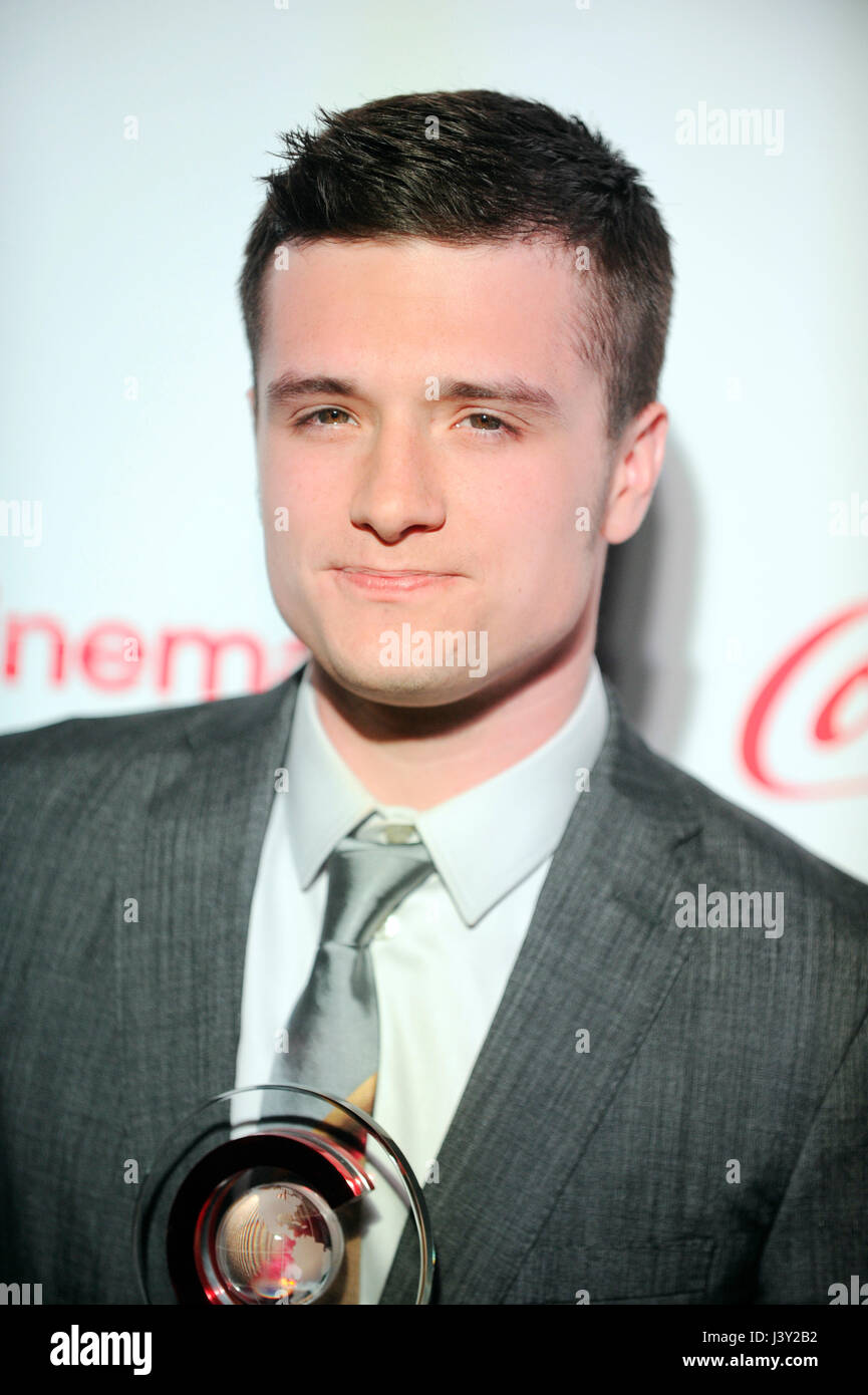 Actor Josh Hutcherson arrives at CinemaCon's Big Screen Achievement ...