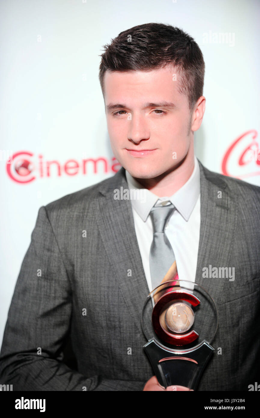 Actor Josh Hutcherson arrives at CinemaCon's Big Screen Achievement ...