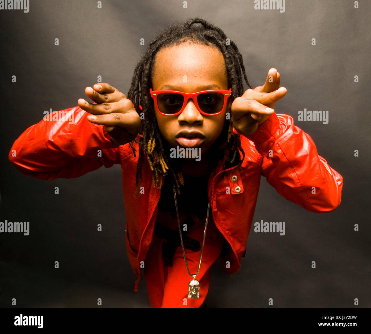 Lil Chuckee of Lil Wayne's Young Money Entertainment exclusive studio ...