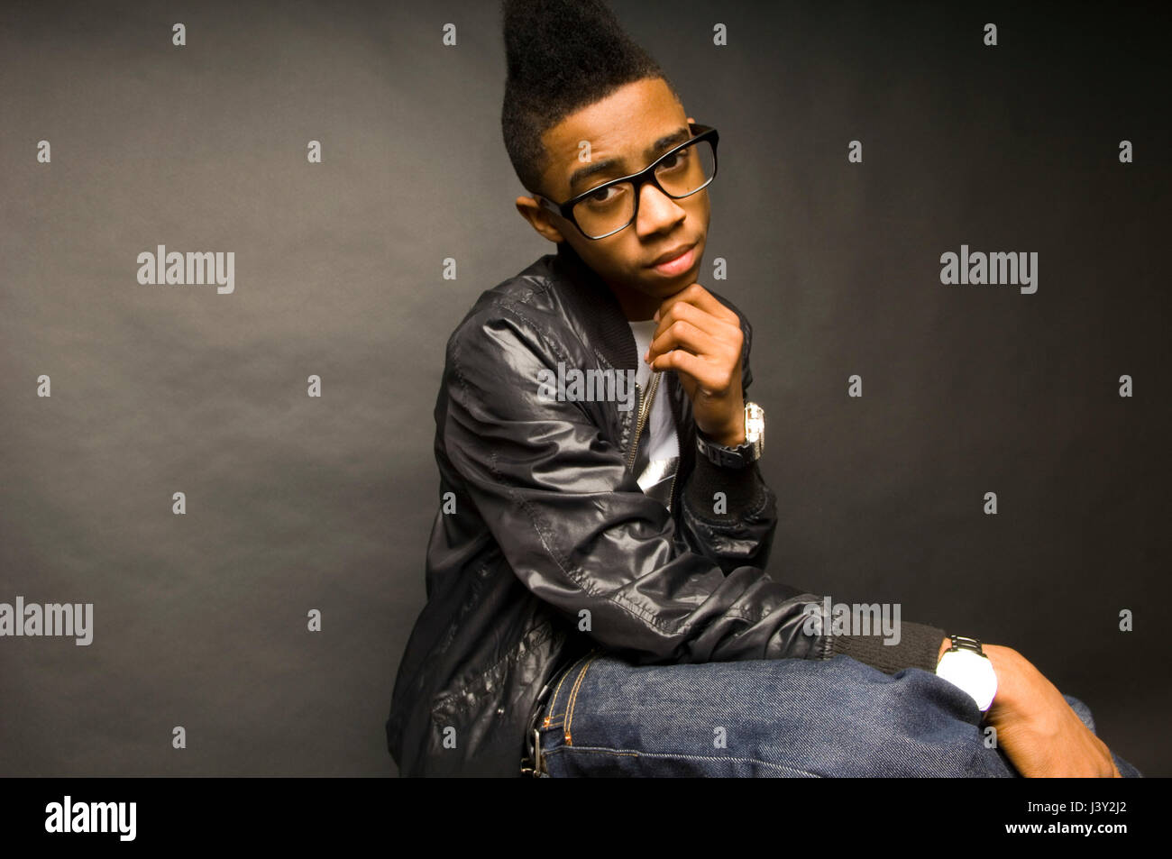 Lil Twist of Lil Wayne's Young Money Entertainment exclusive studio ...