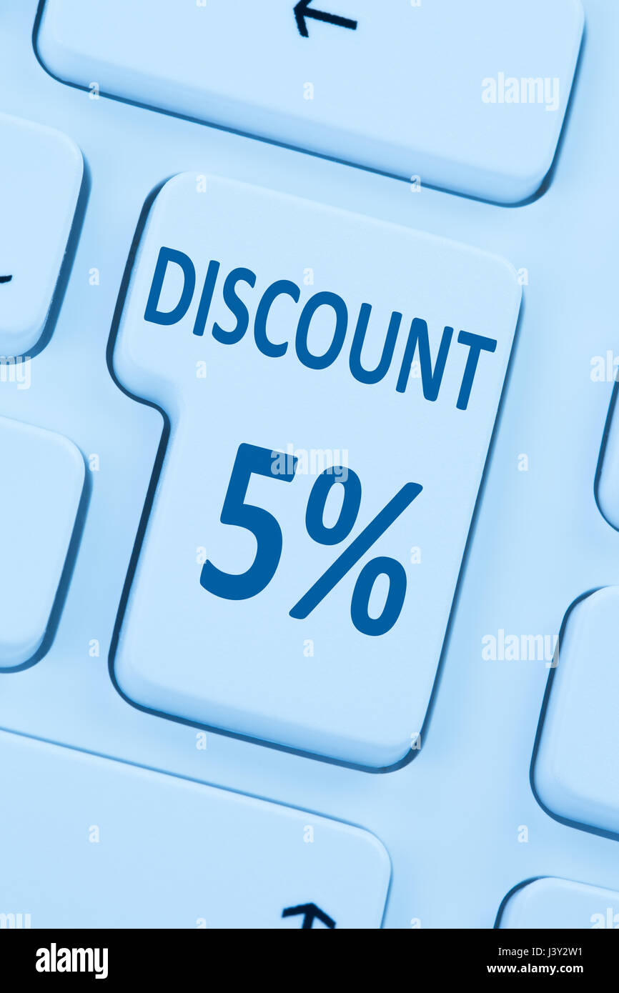 5 percent discount hi-res stock photography and images - Alamy