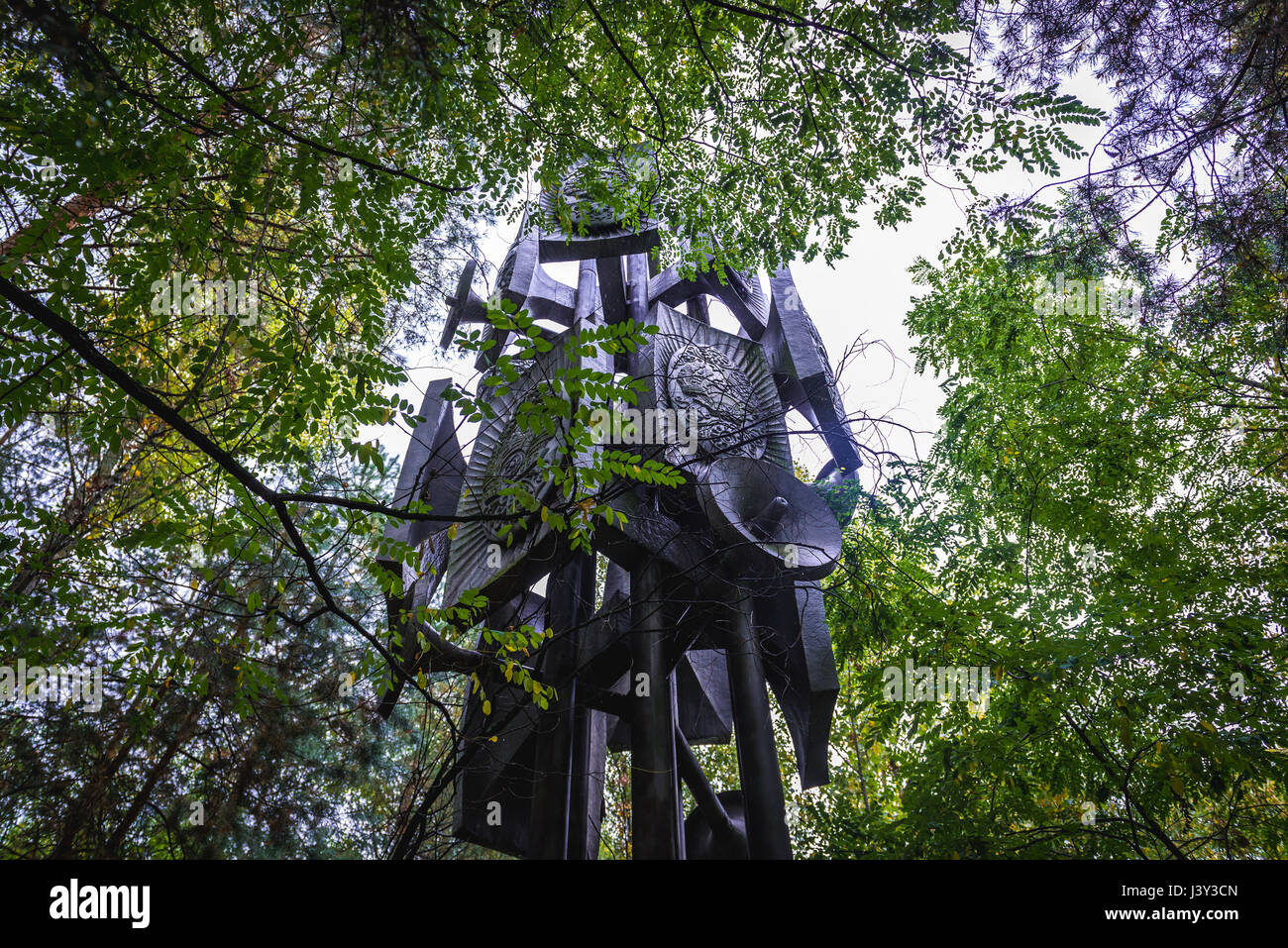 Tree of Nations (Tree of International Friendship) monument in Pripyat ...