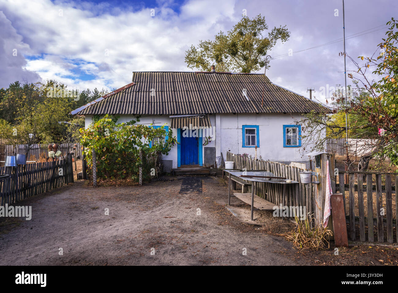 House of returnee residents (so called Samosely - self settlers) in ...