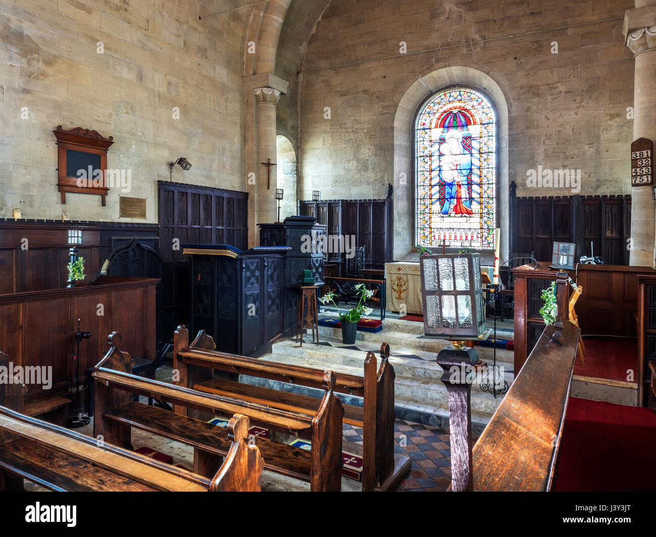 Box pews church hi-res stock photography and images - Alamy