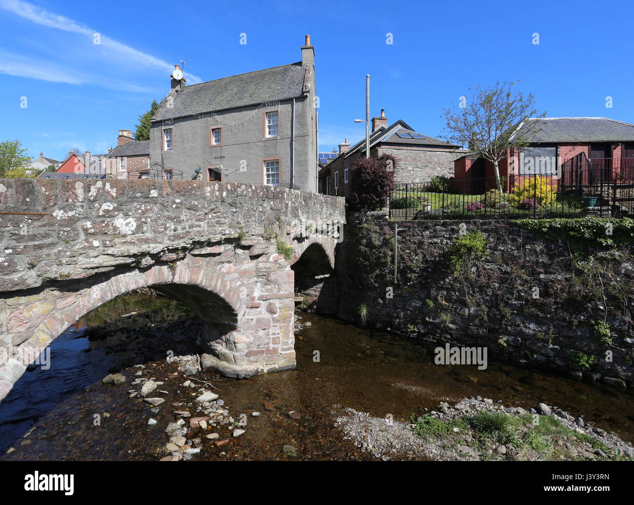 Old bridge over Alyth Burn in Alyth Scotland May 2017 Stock Photo - Alamy