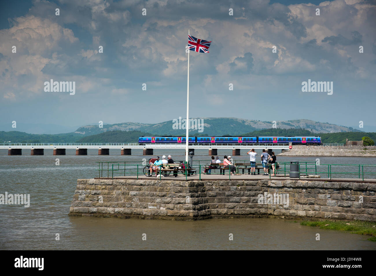 The pier at Arnside, Milnthorpe, Cumbria, England Stock Photo - Alamy
