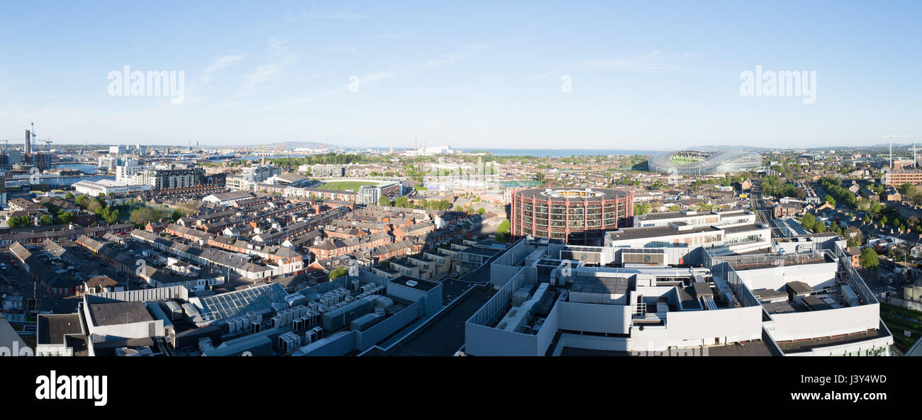 Diblin panorama, Ireland Stock Photo - Alamy