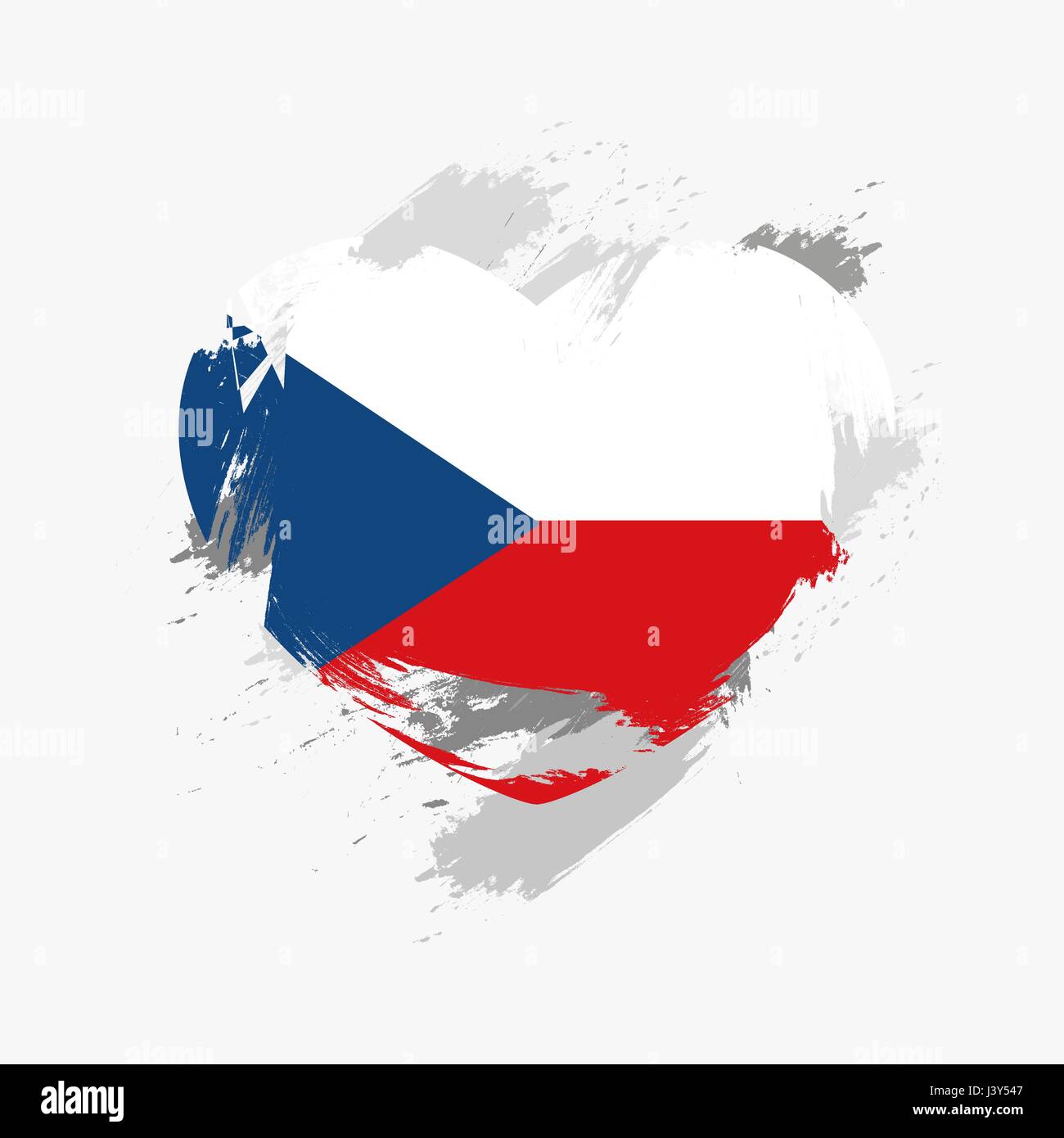 Czech heart Stock Vector Images - Alamy