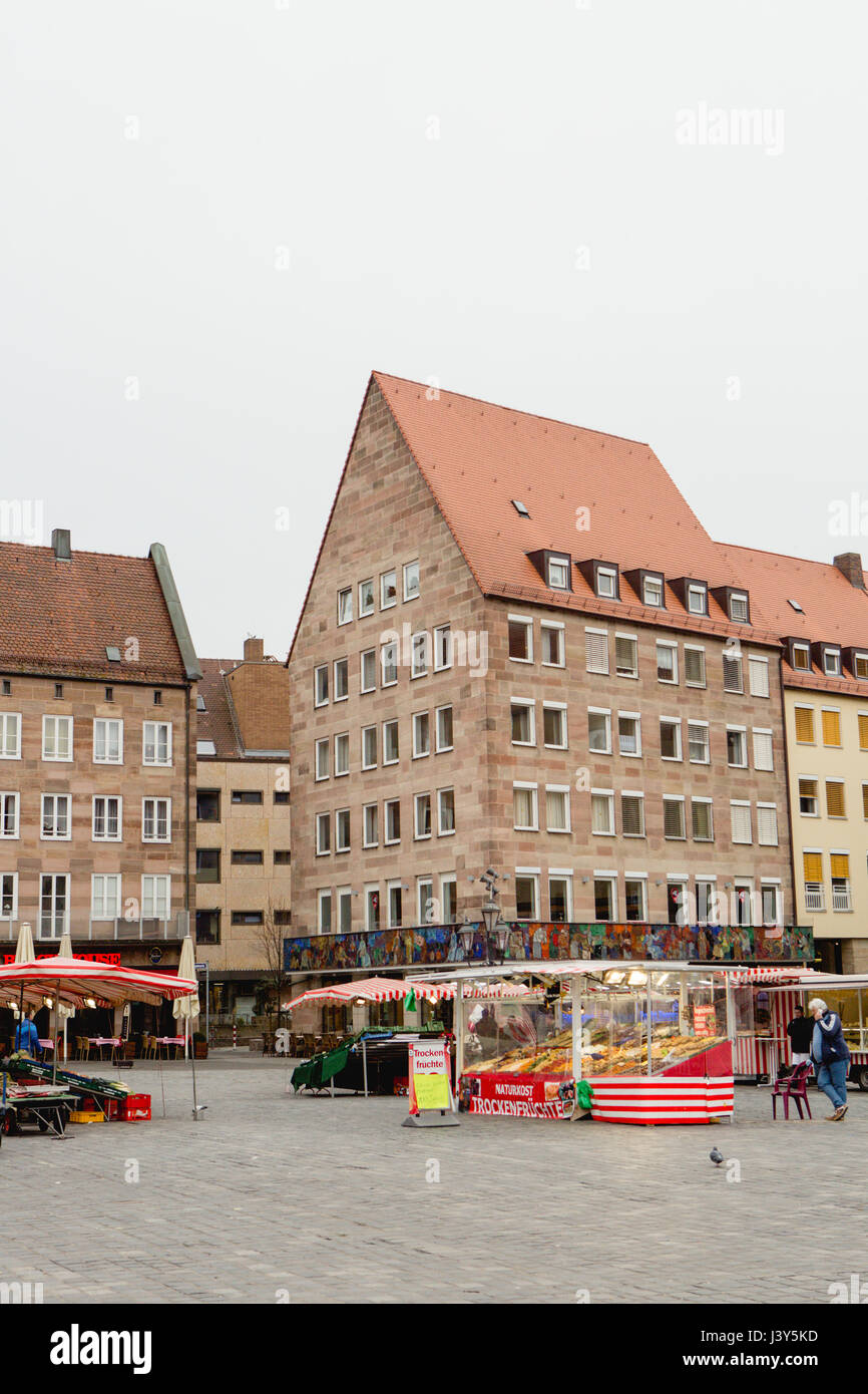 Market square in Nuremberg, Bavaria Stock Photo - Alamy
