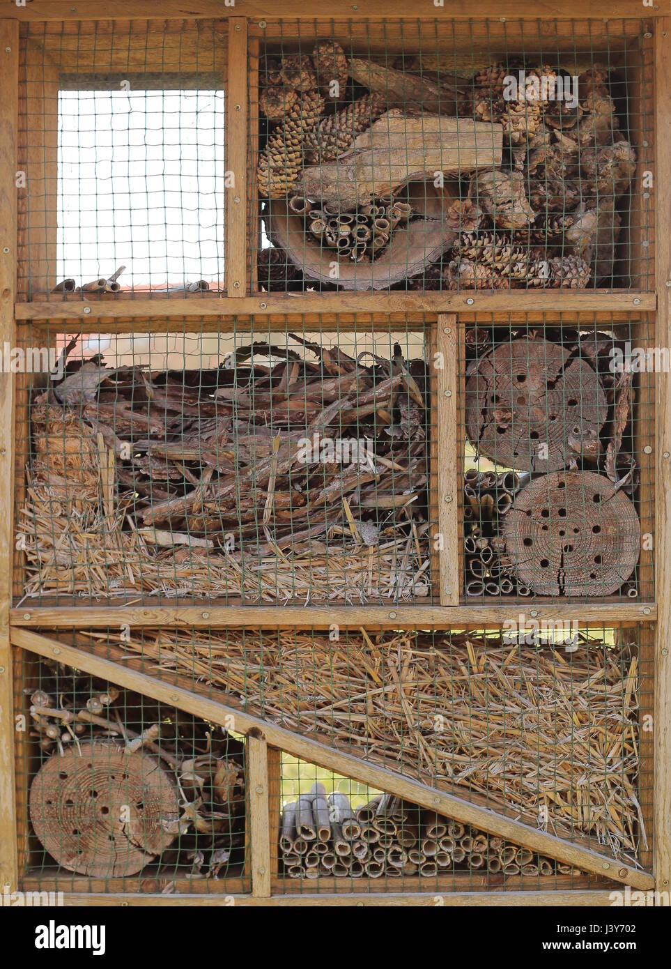Insect hotel various materials hi-res stock photography and images - Alamy