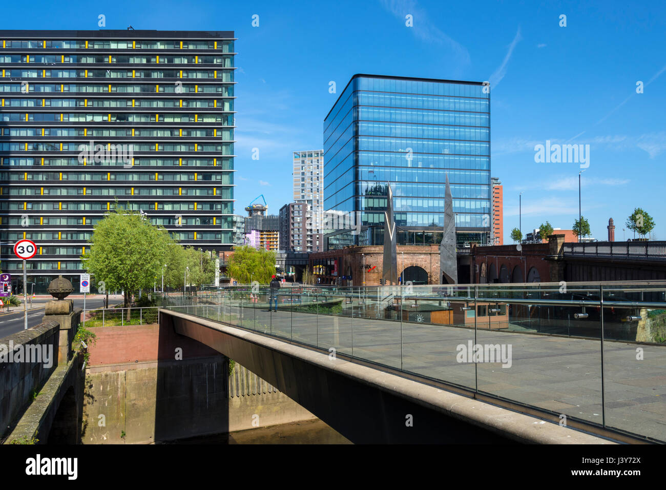 The 101 Embankment office and the CitySuites apartment buildings, from ...