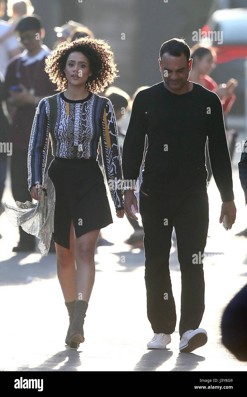 Nathalie Emmanuel seen leaving the ABC studios after Jimmy Kimmel Live ...