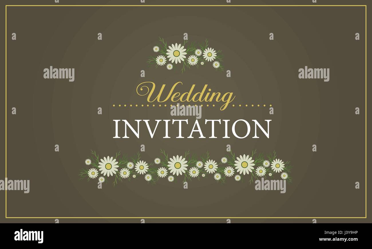 Wedding invitation card graphic design Stock Vector Image & Art - Alamy