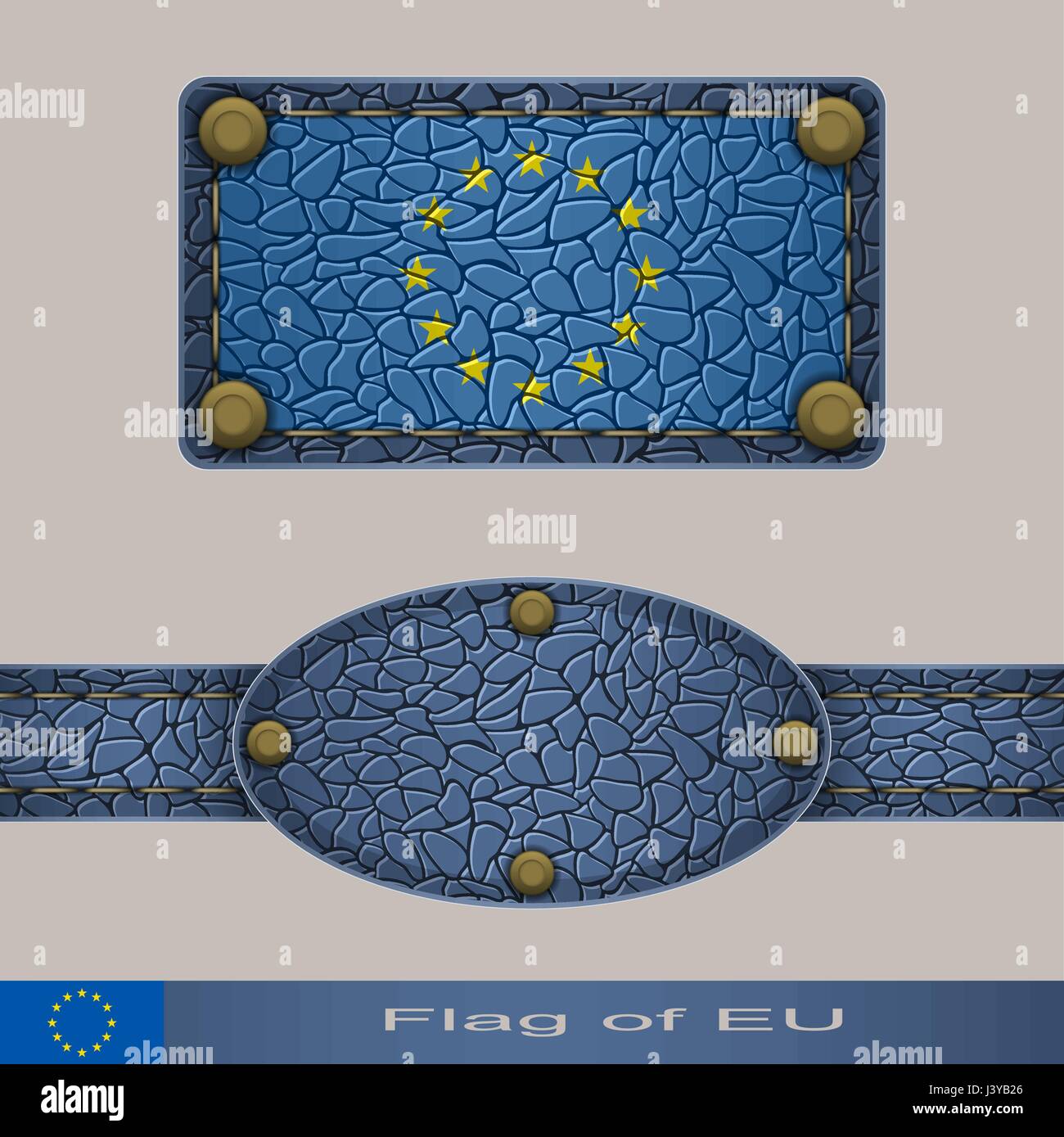 Flag of EU Stock Vector Image & Art - Alamy