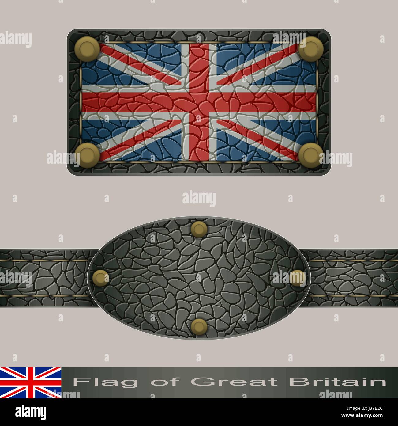 Flag great britain vector Stock Vector Images - Alamy