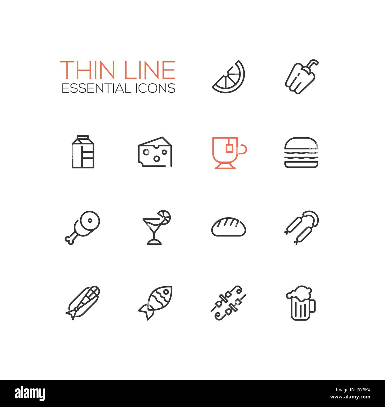 Cheese kinds Stock Vector Images - Alamy