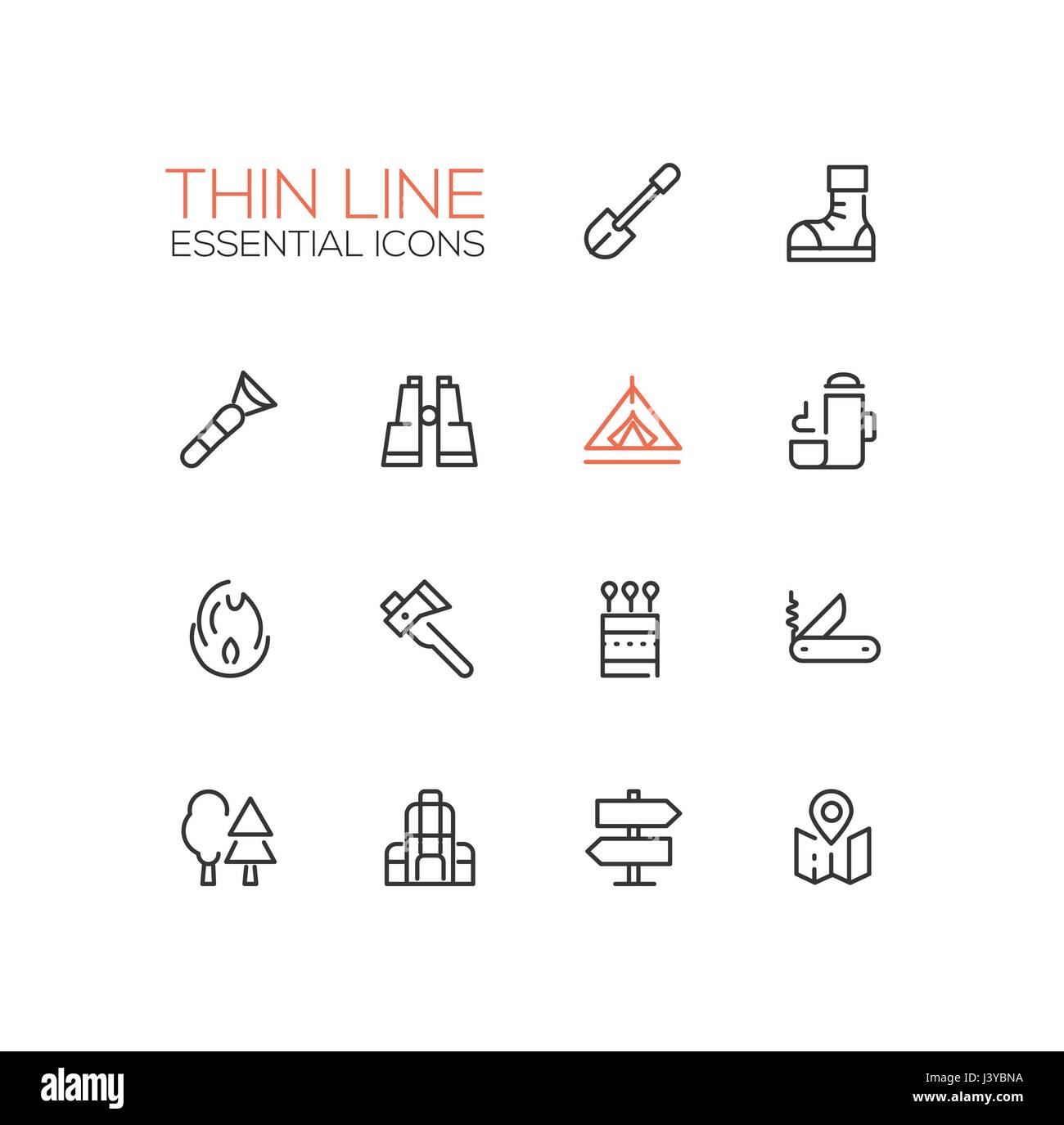 Forest fire tree line Cut Out Stock Images & Pictures - Alamy