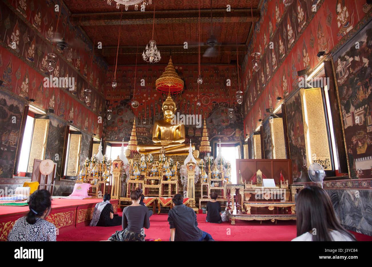 Uposatha Temple as Part of Wat Saket, Golden Mount, Complex in Bangkok, Thailand Stock Photo - Alamy
