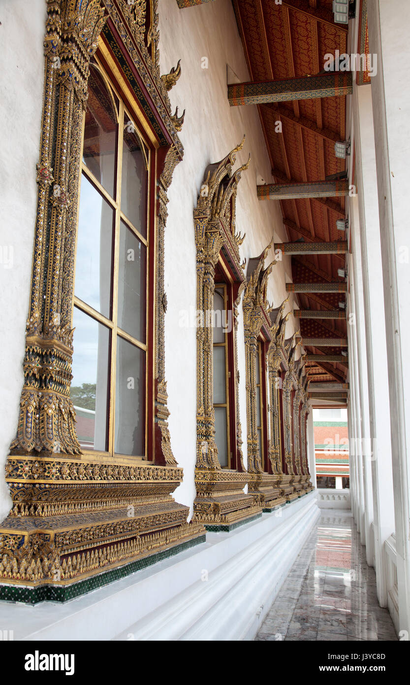 Uposatha Temple as Part of Wat Saket, Golden Mount, Complex in Bangkok ...