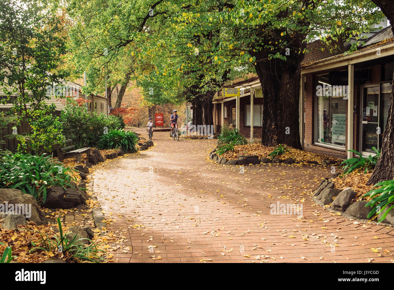 Bright in Autumn, Victorian High Country, Victoria, Australia Stock ...
