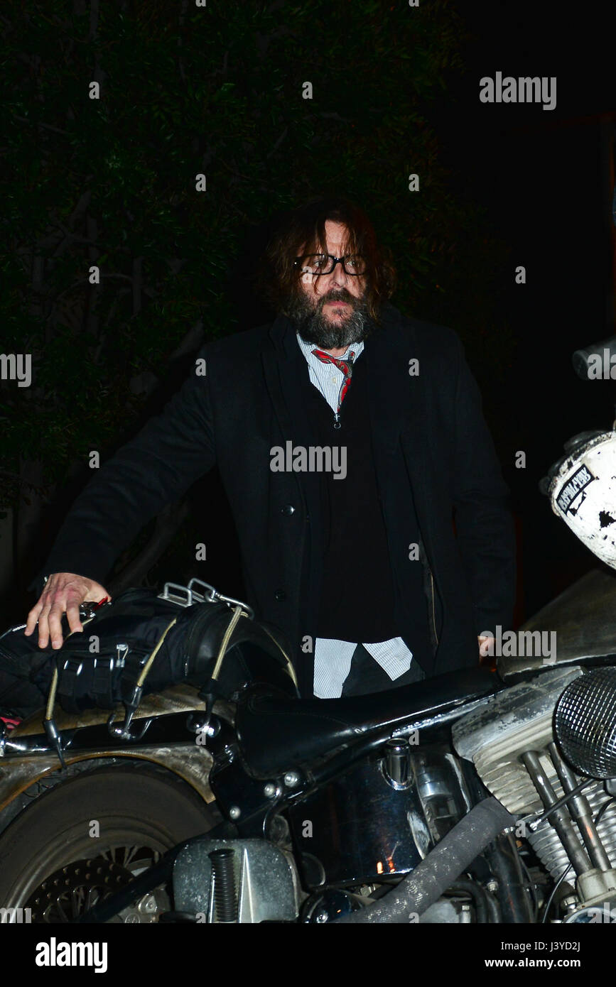 Judd Nelson riding a custom motorcycle in West Hollywood. Featuring ...