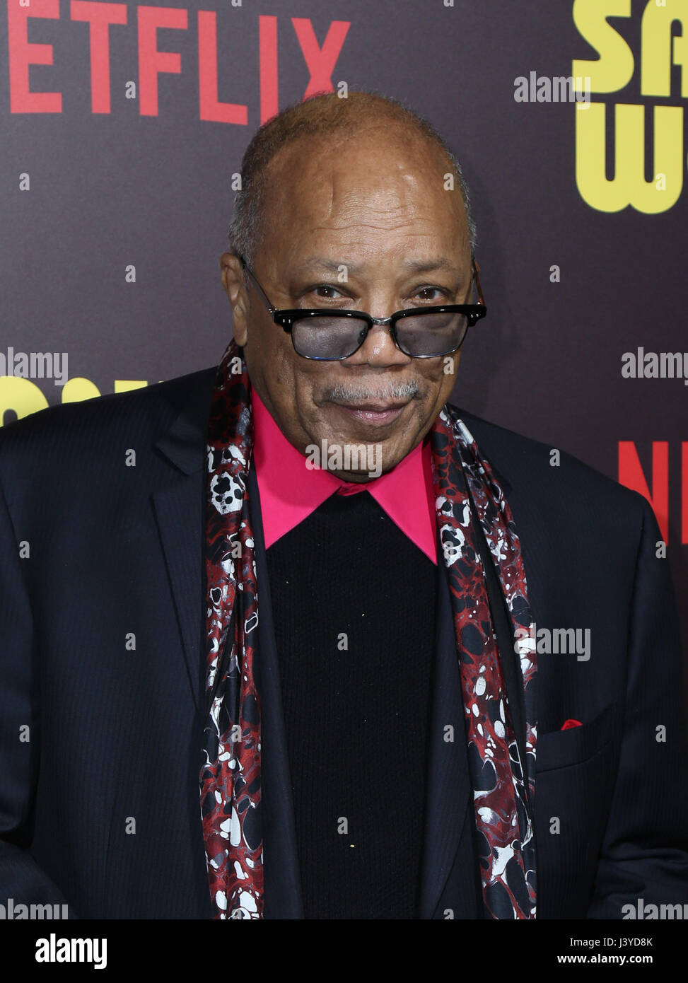 Premiere of Netflix's 'Sandy Wexler' - Arrivals Featuring: Quincy Jones ...