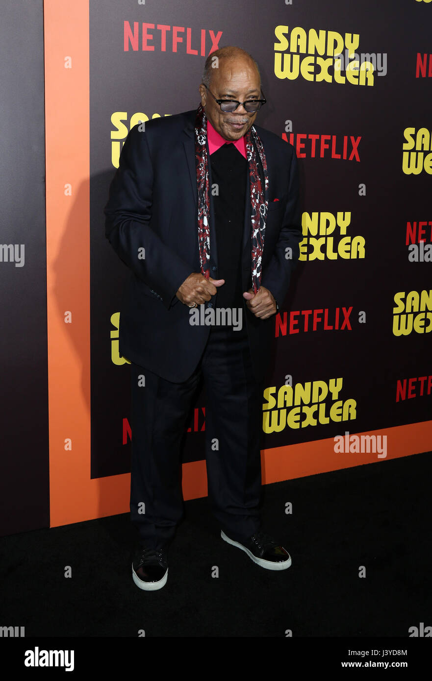 Premiere of Netflix's 'Sandy Wexler' - Arrivals Featuring: Quincy Jones ...