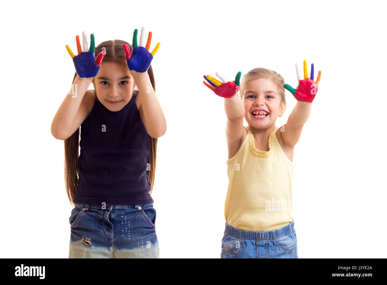 Children happy color Cut Out Stock Images & Pictures - Alamy