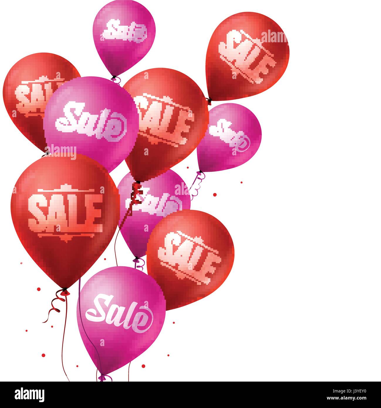 Big helium balloons Stock Vector Images - Alamy