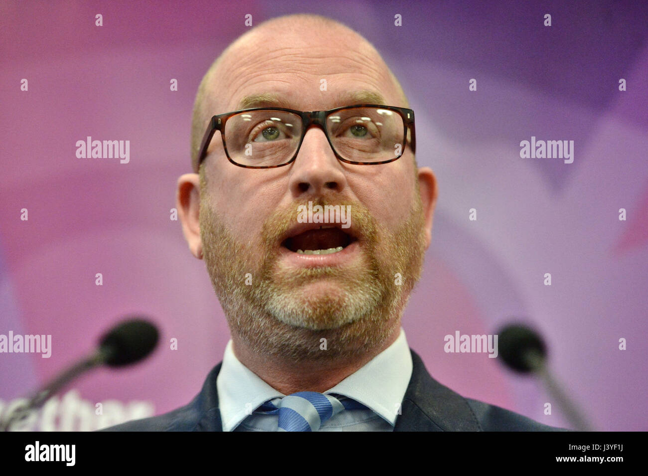 Ukip leader paul nuttall speaking hi-res stock photography and images ...
