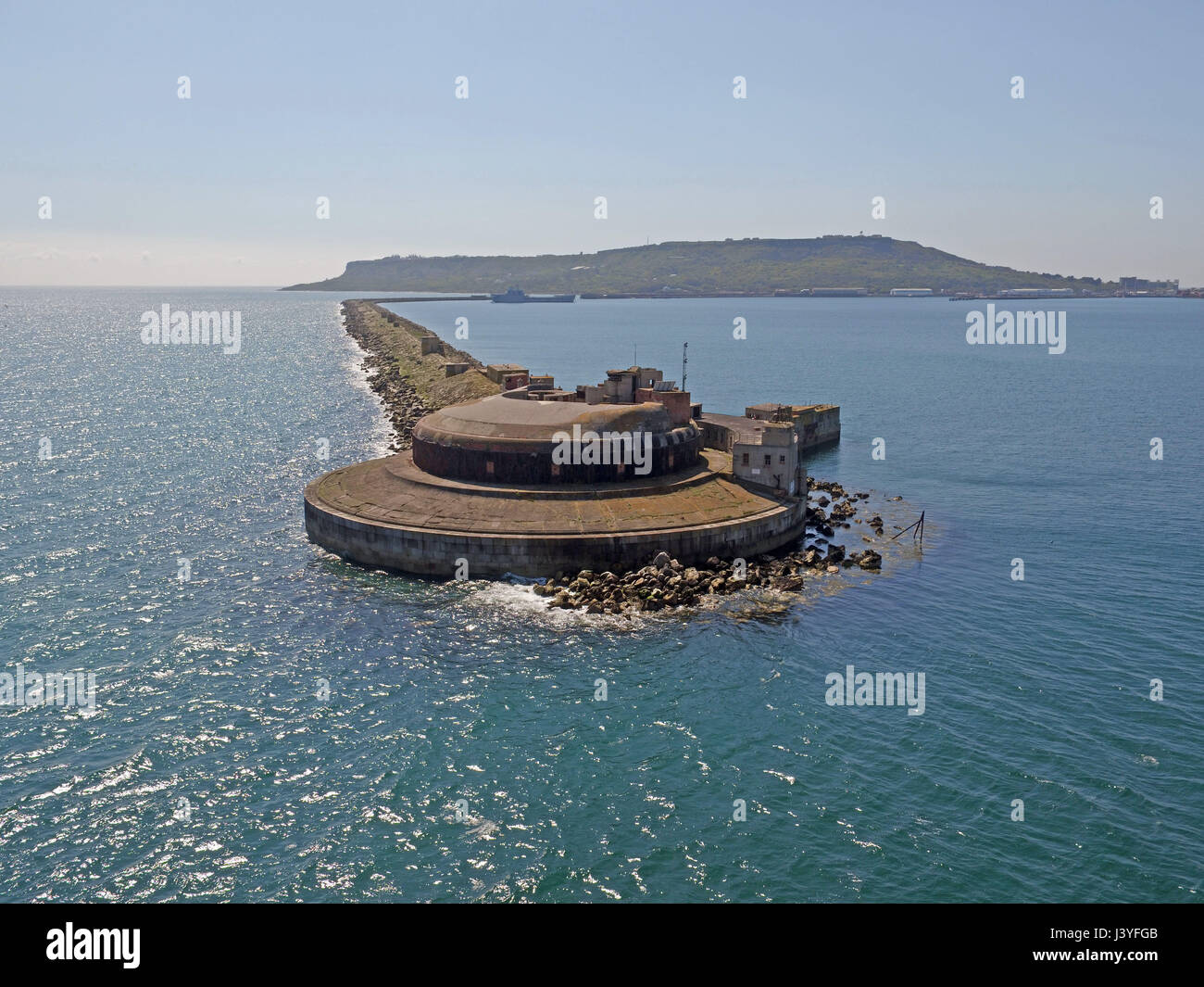 A general view of Breakwater Fort in Portland, Dorset, which is located ...