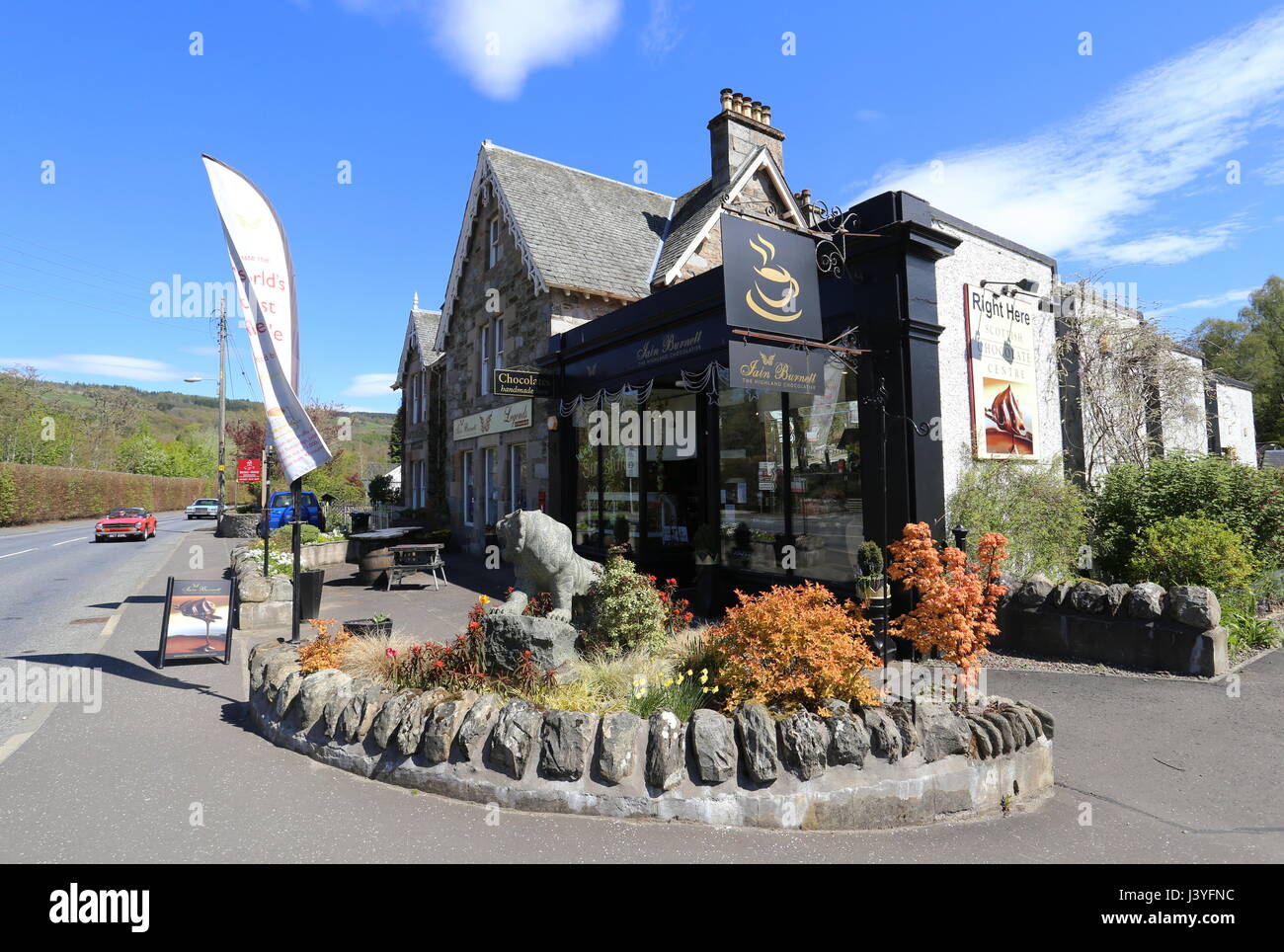 Highland Chocolatier Grandtully Scotland May 2017 Stock Photo - Alamy