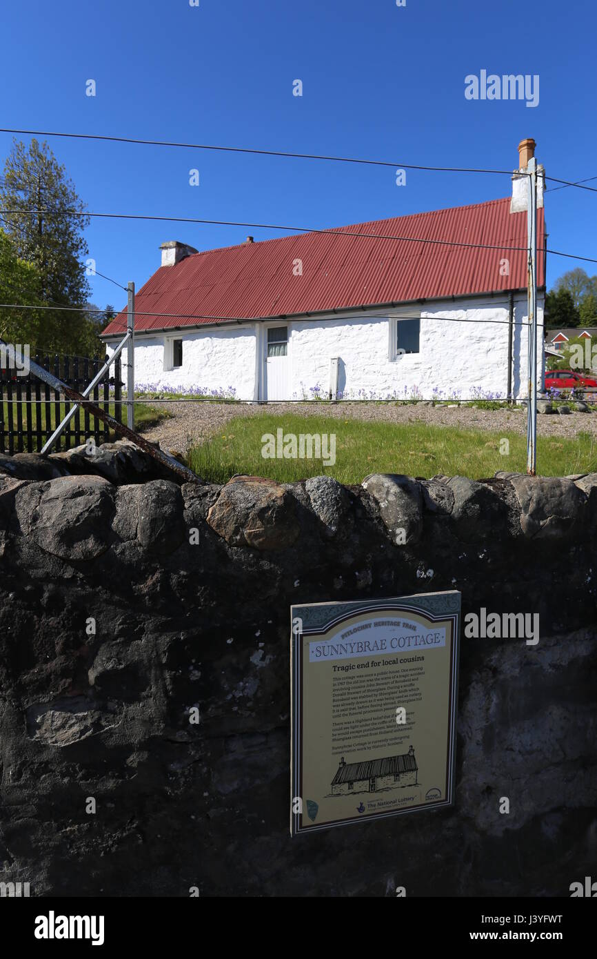 Historic Sunnybrae Cottage Pitlochry Scotland May 2017 Stock Photo - Alamy