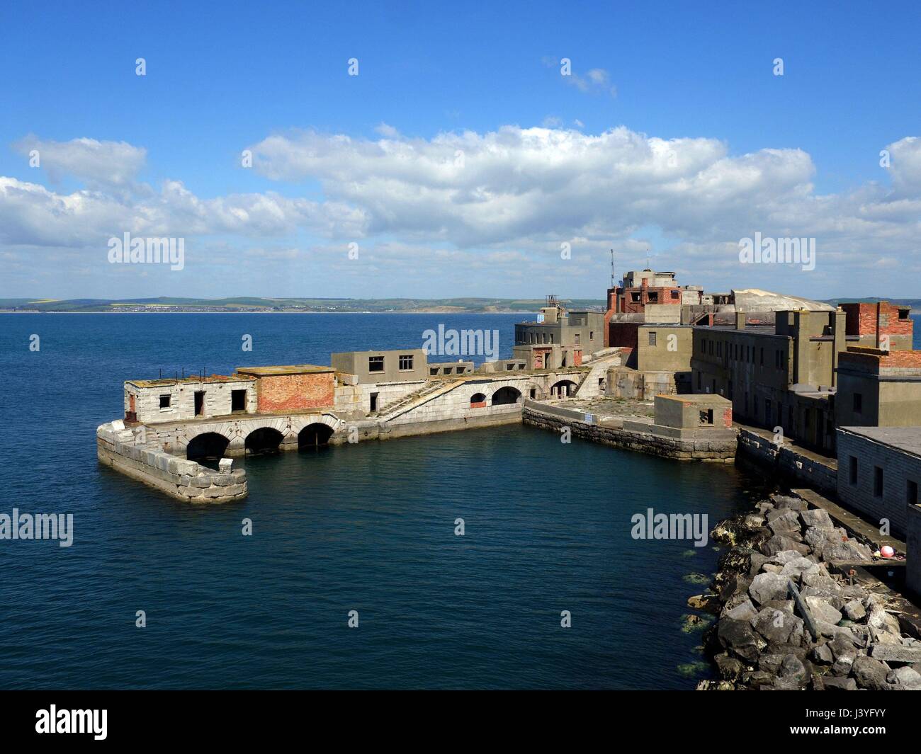 A general view of Breakwater Fort in Portland, Dorset, which is located ...