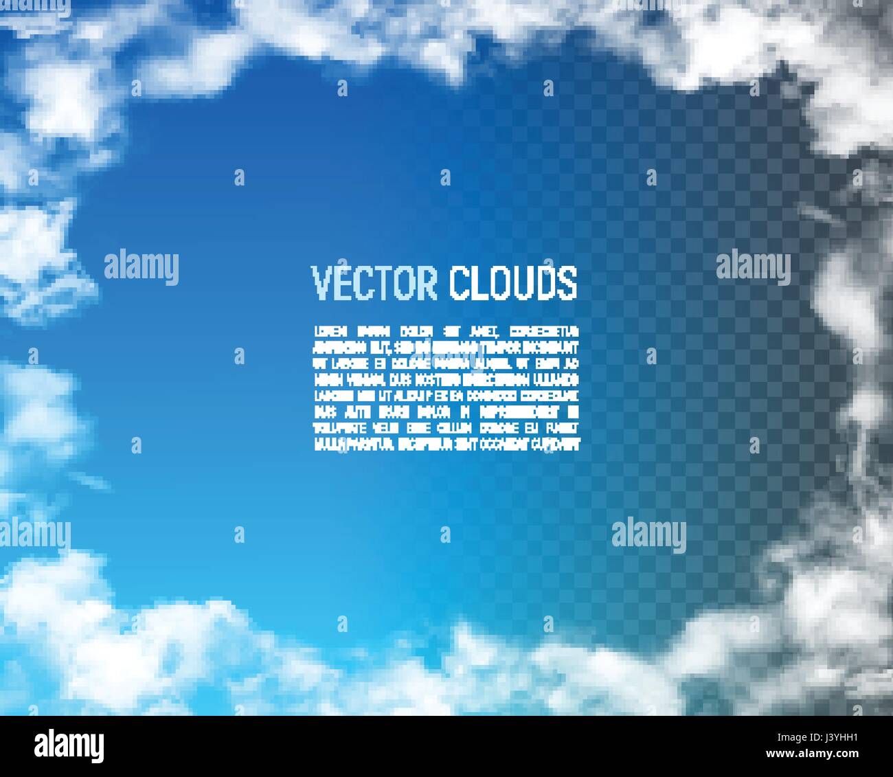 Aerial clouds environment Stock Vector Images - Alamy