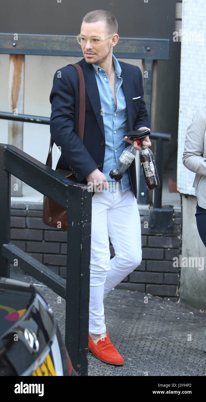 Adam Rickett outside ITV Studios Featuring: Adam Rickett Where: London ...