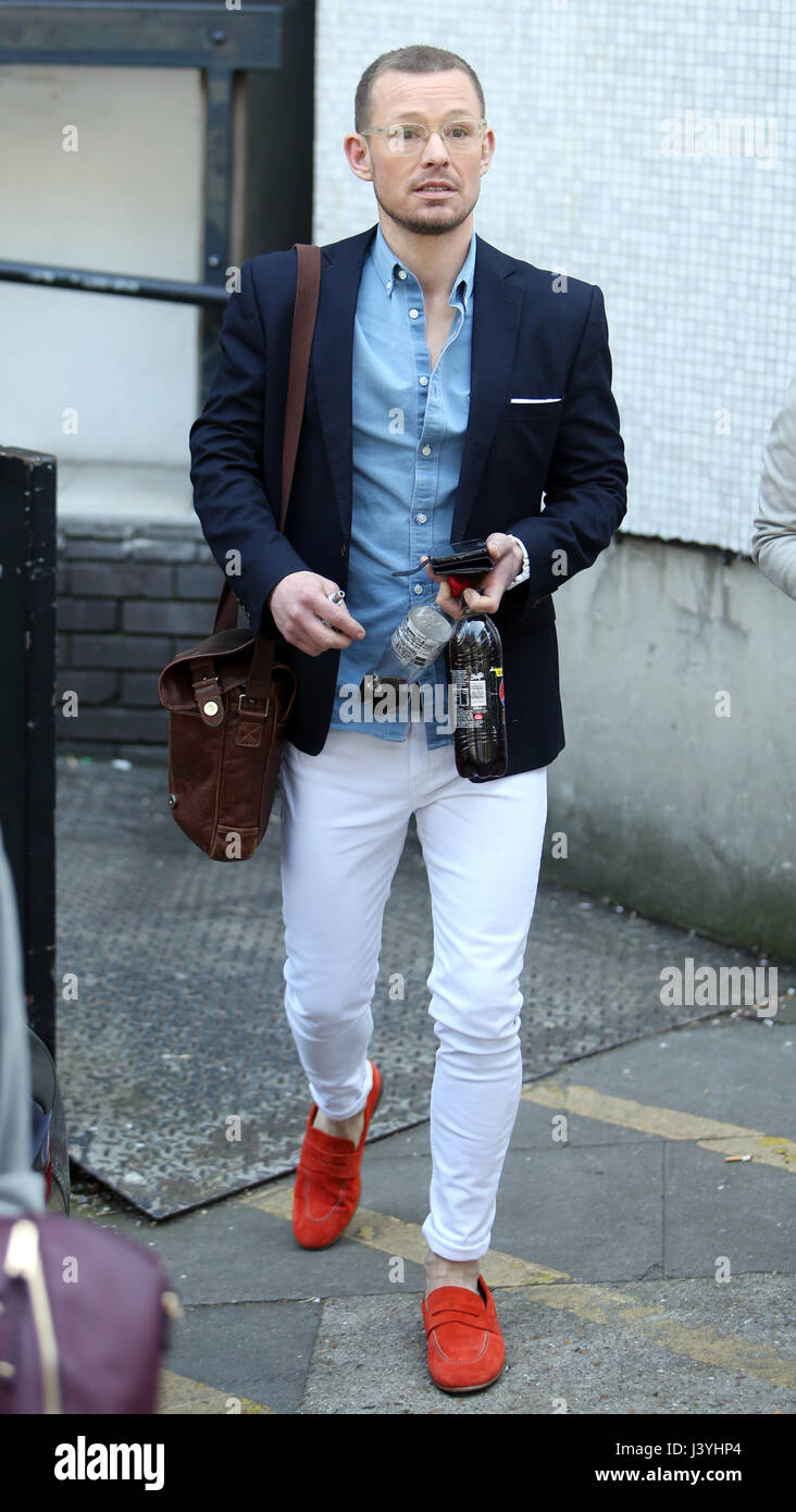 Adam Rickett outside ITV Studios Featuring: Adam Rickett Where: London ...