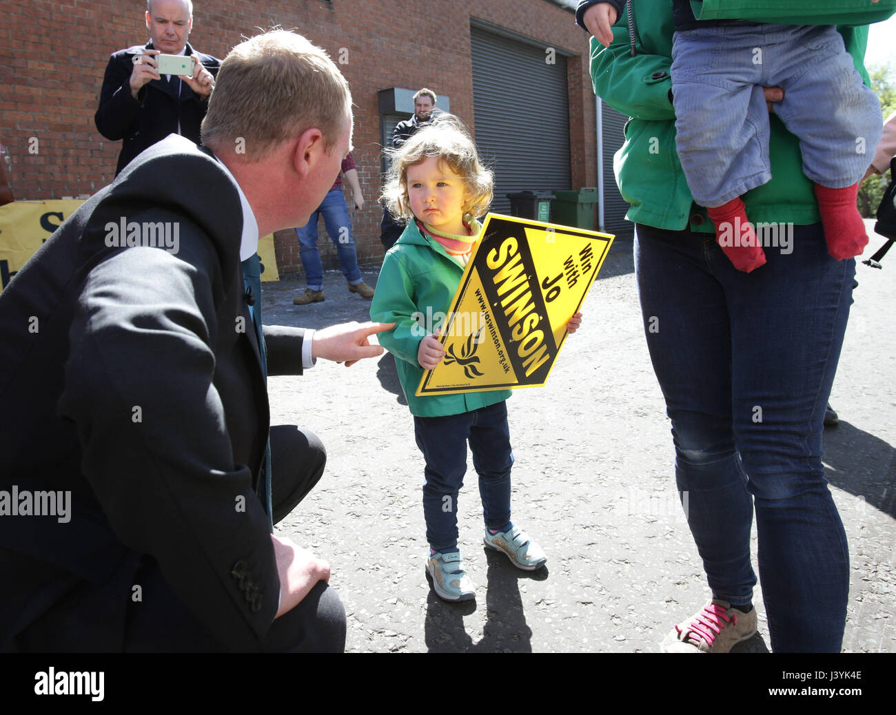 Liberal Democrats leader Tim Farron meets party activist Cicely ...