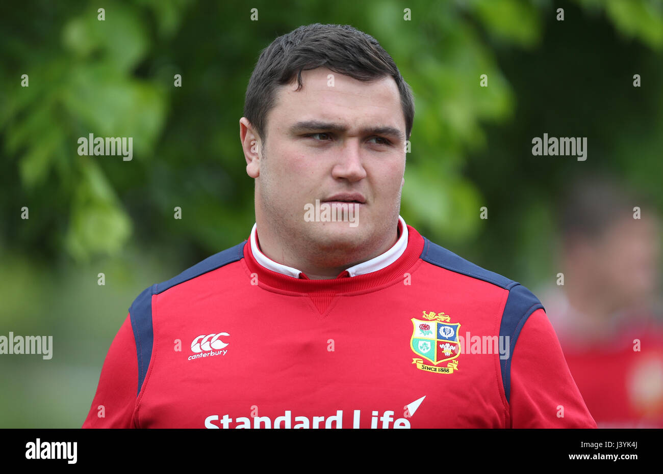 British and Irish Lions Jamie George during a media day at the Hilton ...
