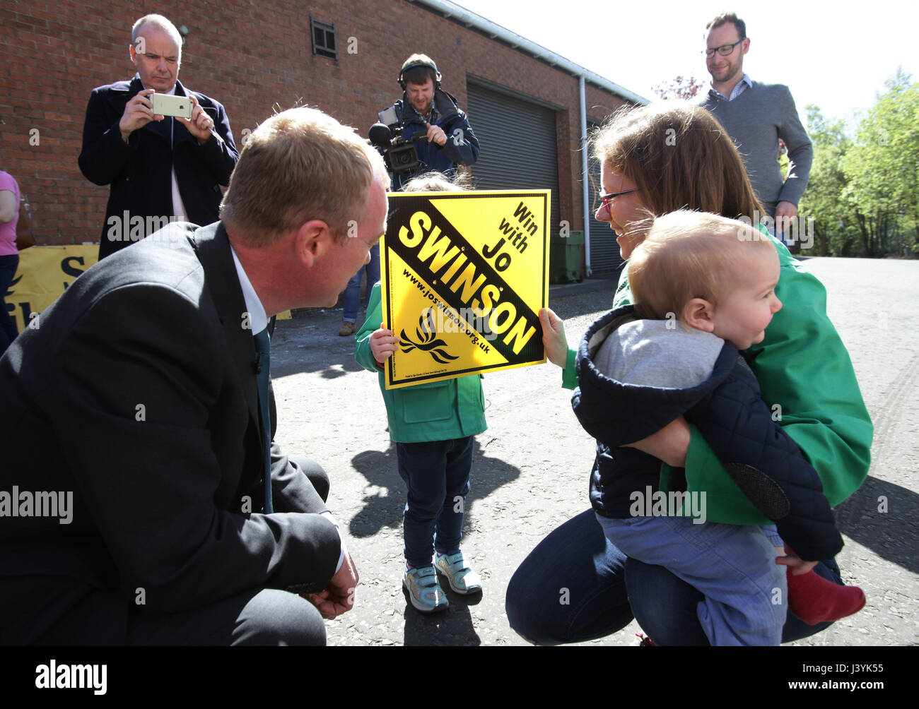 Liberal Democrats leader Tim Farron meets party activist Cicely ...