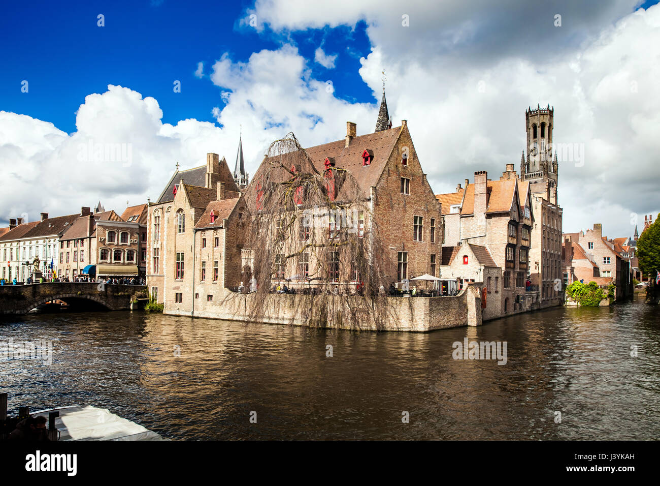Architecture of Bruges city Stock Photo - Alamy