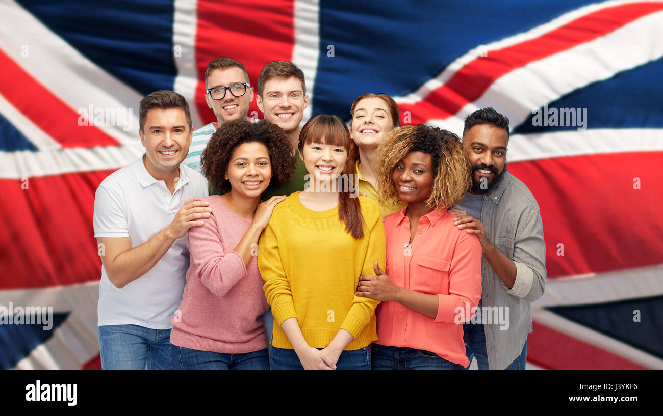 Diverse group of young british people hi-res stock photography and ...