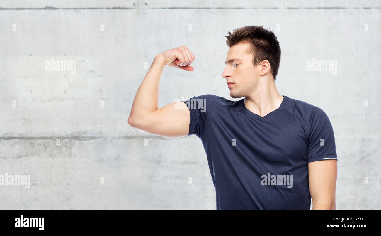 Bicep arm man hi-res stock photography and images - Alamy