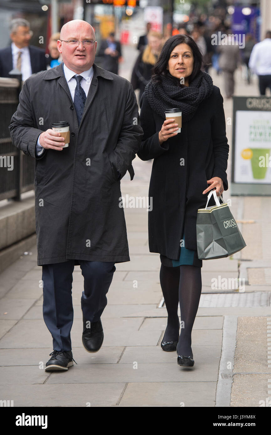 Sapna Malik (right) outside the Solicitors Disciplinary Tribunal in ...