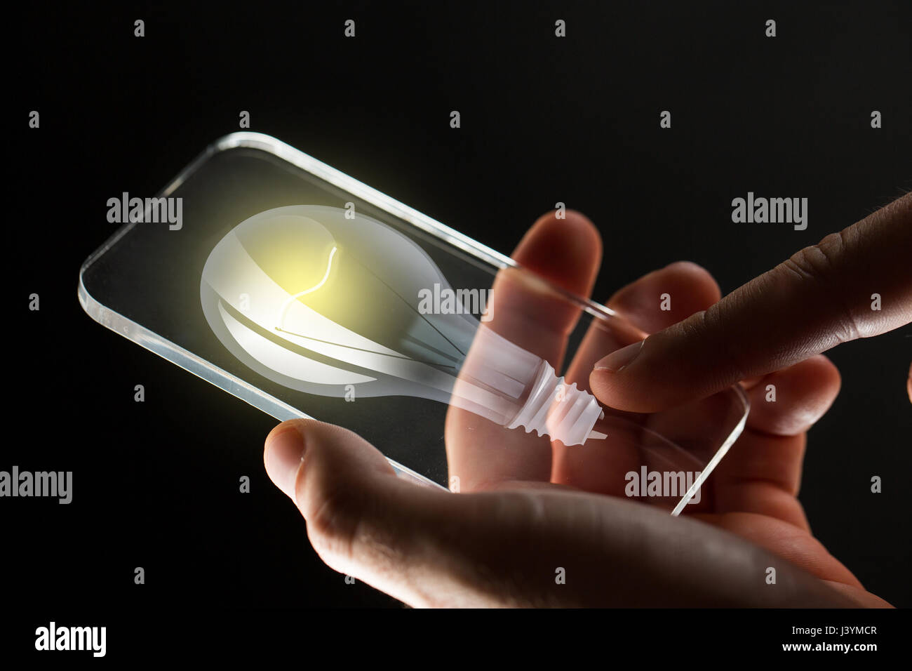 Hands holding smartphone glass hi-res stock photography and images - Alamy