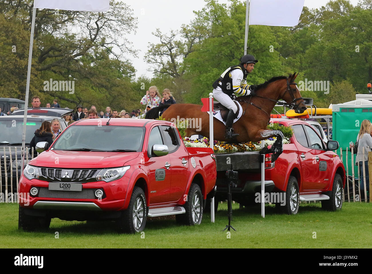 Sam Griffiths Cross Country Badminton 060517 Stock Photo - Alamy