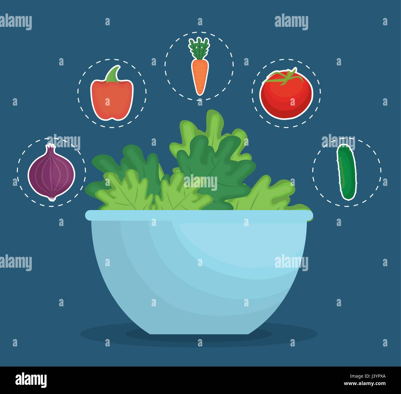 healthy vegetables design Stock Vector Image & Art - Alamy
